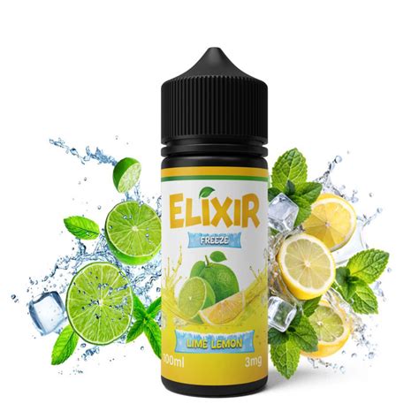 Lime Lemon Freeze Elixir E Liquid 100 Ml