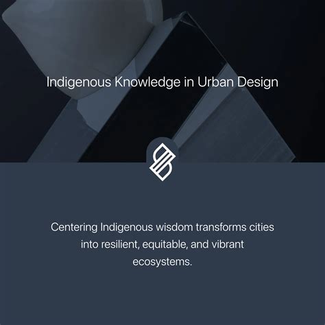 Indigenous Knowledge In Urban Design → Scenario