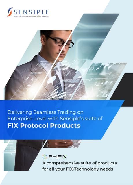 Enable Trade With Fix Protocol Based Products Phifix Pdf