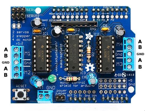 Arduino Shield L D Probleme Moteur