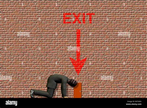 Man Pointing Exit Door Hi Res Stock Photography And Images Alamy