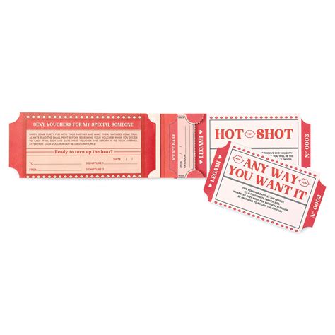 Book Of 24 Sexy Vouchers English Sex