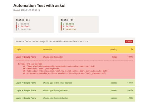 Using Reporter In Jest Framework