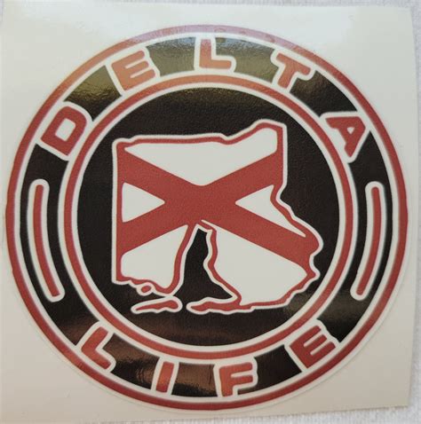 Delta Life Sticker Delta Life Apparel