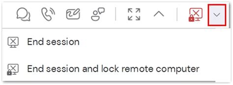 Remote Session Toolbar