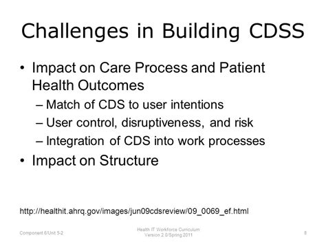 Component 6 Health Management Information Systems Unit 5 2 Clinical