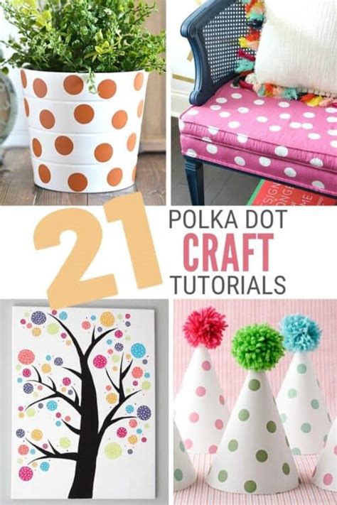21 Polka Dot Pattern DIY Craft Ideas The Crafty Blog Stalker