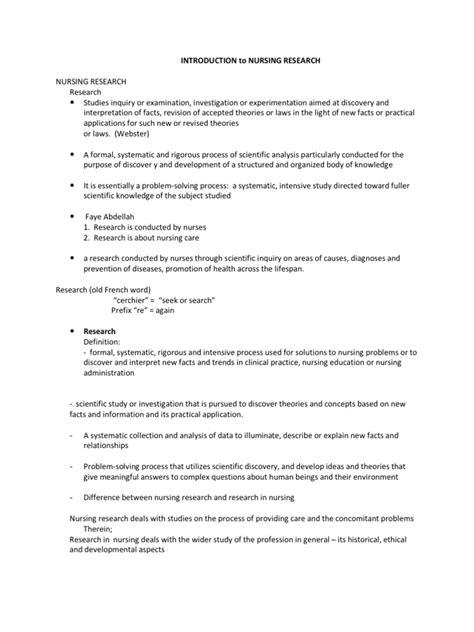Nursing Research Pdf Scientific Method Nursing