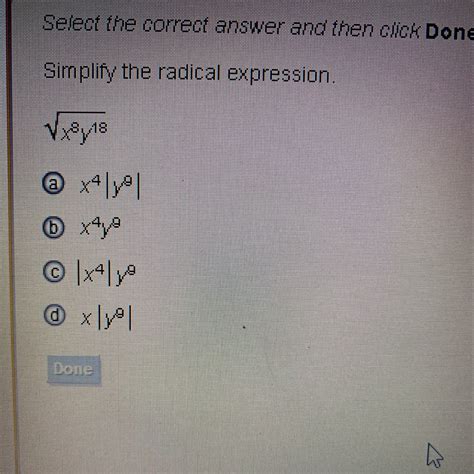 Simplify The Radical Expression