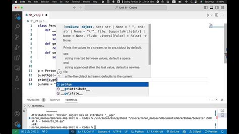 Encapsulation Example Using Python Youtube