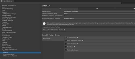 New Xr Project Using Openxr Play Mode On Quest 2 Not Working Unity