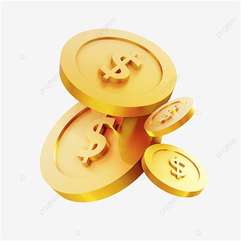 Gold Coins 3d Vector Hd Png Images 3d Design Illustration Of Gold