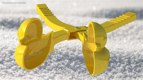 Snowball Maker Tools Collection 3D Model 49 3ds Fbx Obj Ma Max