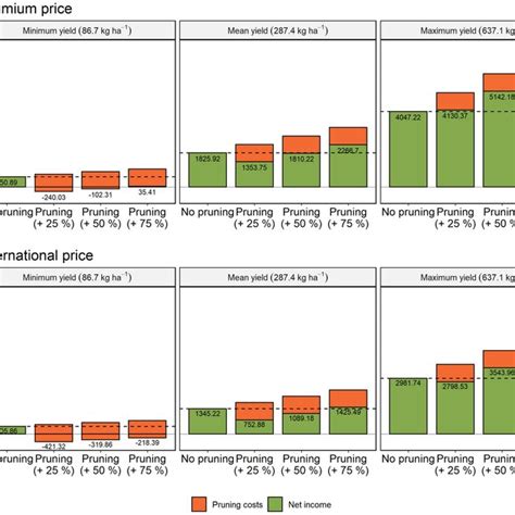 Cocoa Income Usd Ha⁻¹ After Two Years For Three Yield Levels