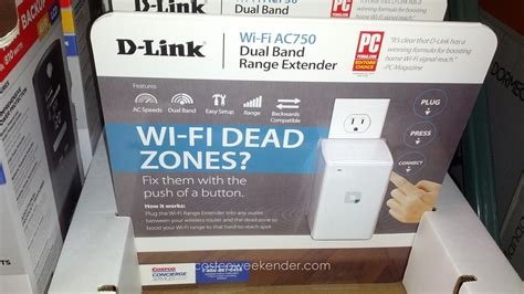 D Link AC750 Wi Fi Range Extender Costco Weekender