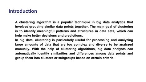 Clustering Algorithms Type In Image Segmentation Pptx