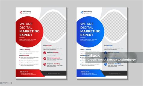 기업 비즈니스 브로셔 전단지 디자인 레이아웃 템플릿 A4 크기 잡지 템플릿 벡터 디자인 포스터 전단지 프리젠 테이션 포트폴리오 전단지 인포 그래픽 레이아웃 빨강 파랑