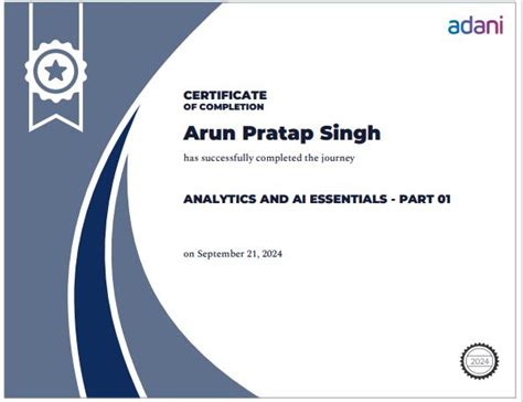 Arun Pratap Singh On Linkedin Successfully Completed