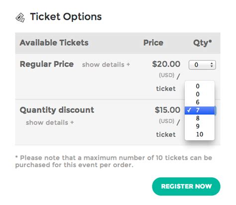 How To Set Graduated Ticket Pricing Event Espresso