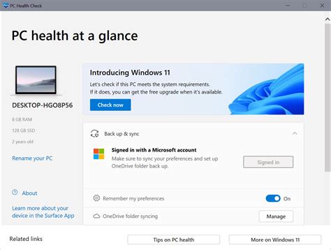 Windows Pc Health Check Windows 10 Ktkda