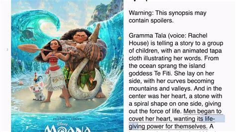 Moana Plot Summary Stetsone