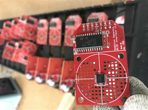 Red Hot Pcb Additive Robotics Motor Control Macrofab