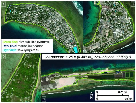 Results Of Probabilistic Inundation Mapping Showing The Areas With A Download Scientific