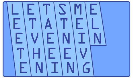 scytale encryption python coding challenges py checkio