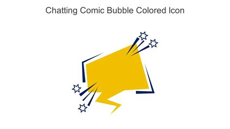 Chatting Comic Bubble Colored Icon In Powerpoint Pptx Png And Editable Eps Format Ppt Presentation