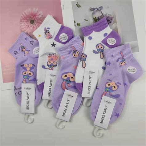 ถุงเท้าการ์ตูน ถุงเท้าสเตล่า เซต5คู่ พร้อมส่ง Mookkshopp Thaipick