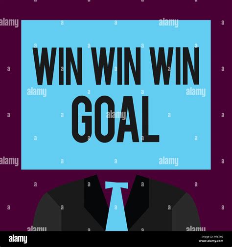 Writing Note Showing Win Win Win Goal Business Photo Showcasing Approach That Aims To Satisfy