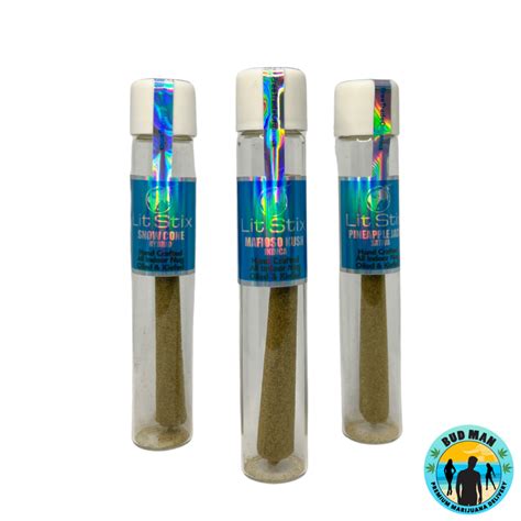 Free Trade Organics Lit Stix Preroll 1 Gram 6 Options Bud Man