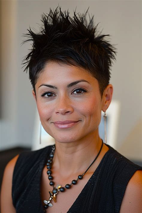 Bold Spiky Pixie Haircuts To Inspire Your 2025 Style Cuts And Hues