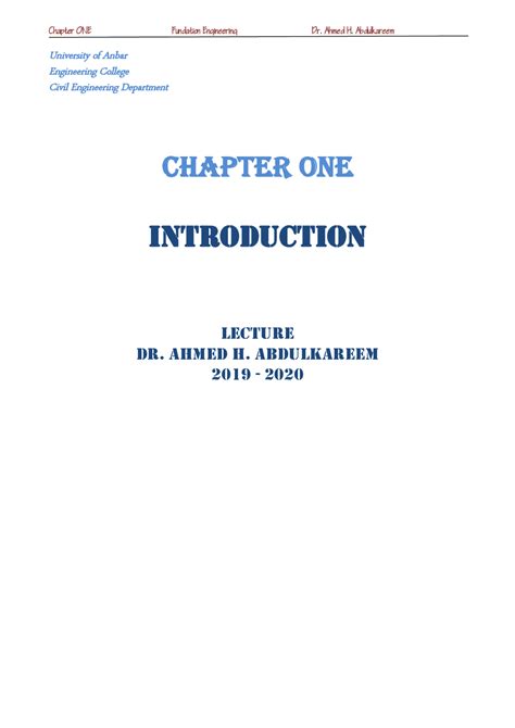 Introduction To Geotechnical Engineering And Foundations Exercises Geotechnical Engineering