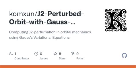 Github Komxunj2 Perturbed Orbit With Gauss Variational Equations