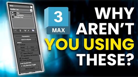 10 Awesome 3ds Max Modifiers You Dont Use But You Should 3ds