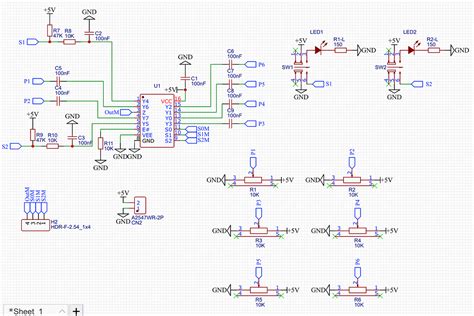 Issue Using 74hc4051 On Custom Pcb With Pots General Guidance Issue Using 74hc4051 On Custom Pcb With Pots General Guidance