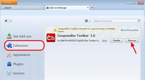 How To Remove Search Coupons Bar Browser Hijacker
