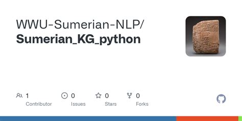 Github Wwu Sumerian Nlpsumeriankgpython