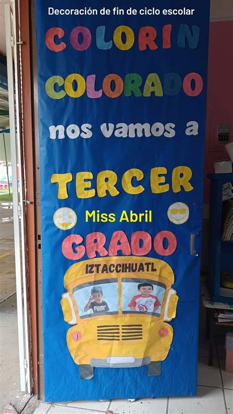 Decoración Julio Mural Fin De Ciclo Escolar Decoraciones De Puertas De Escuela Disciplina
