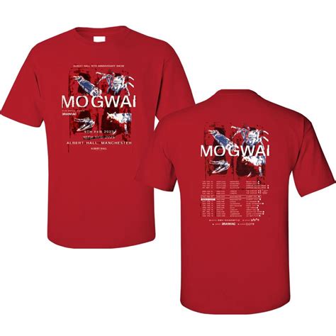 Mogwai Tour 2023 T Shirt Mogwai Adult T Shirt Mogwai Concert Tour