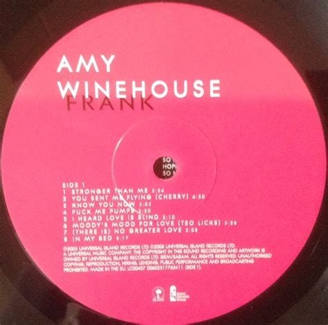 Amy Winehouse ‎ Frank Vinyl