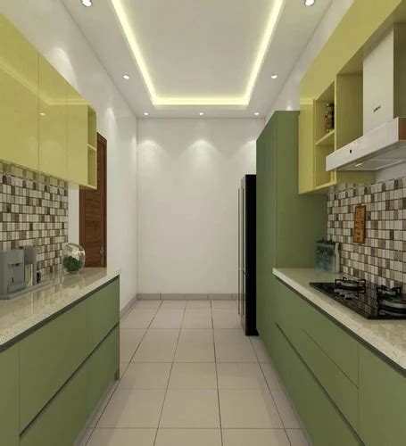 Modern Wooden Parallel Modular Kitchen At ₹ 1250 Sq Ft In Tiruppur Id