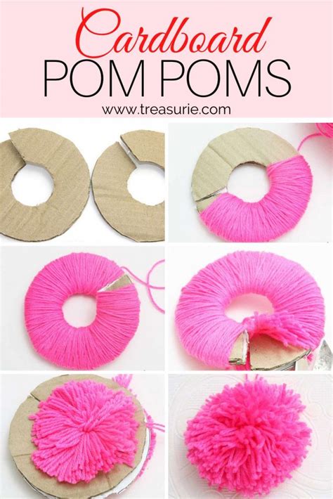 Diy Pom Poms {how To Make Pom Poms 4 Best Methods} Treasurie