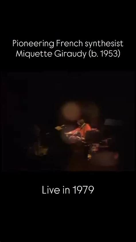 Miquette Giraudy Is A Pioneering French Synthesist Vocalist And