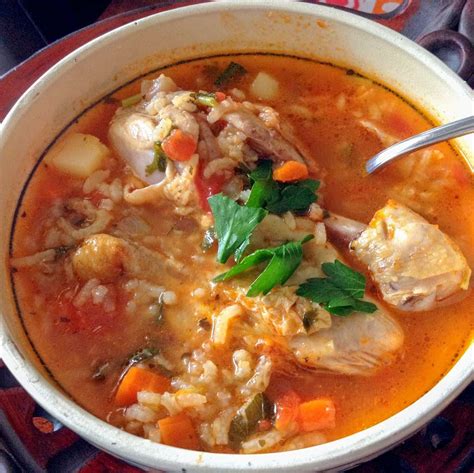 Mexican Caldo De Pollo Or Chicken Soup Mexican Style Hispanic Chicken