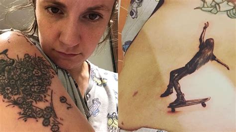 Lena Dunham Turns Endometriosis Scar Into Body Art With New Tattoo Hello