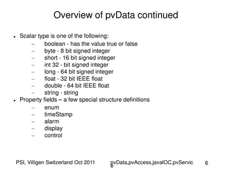 pvdata pvaccess pvioc pvservice overview and status epics meeting ppt