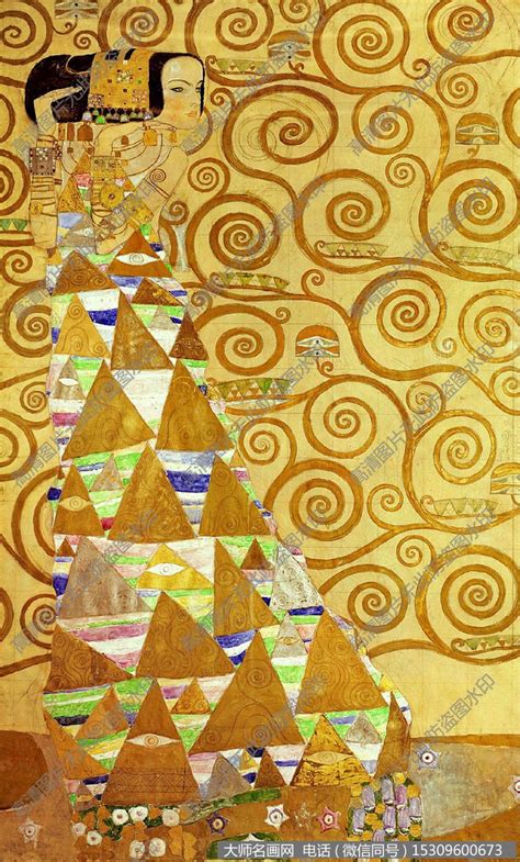 克里姆特代表作 克里姆特金鱼 克里姆特的画 大山谷图库