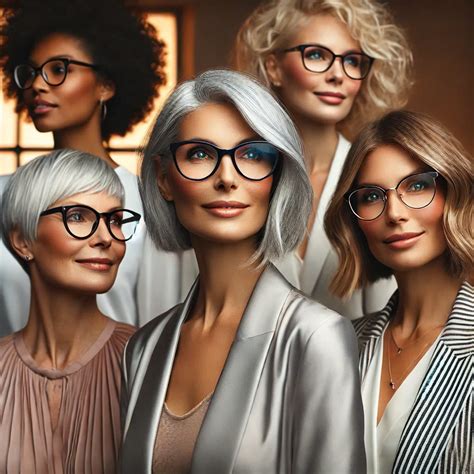 32 Chic Hairstyles For Women Over 50 With Glasses